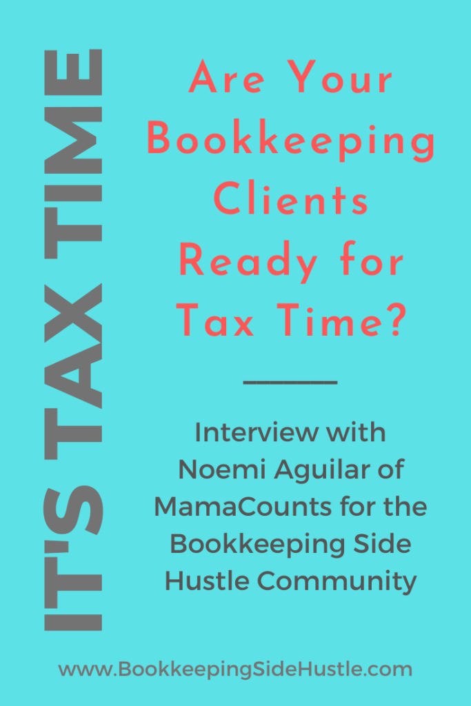 Tax Time Preparation - bookkeepingsidehustle.com